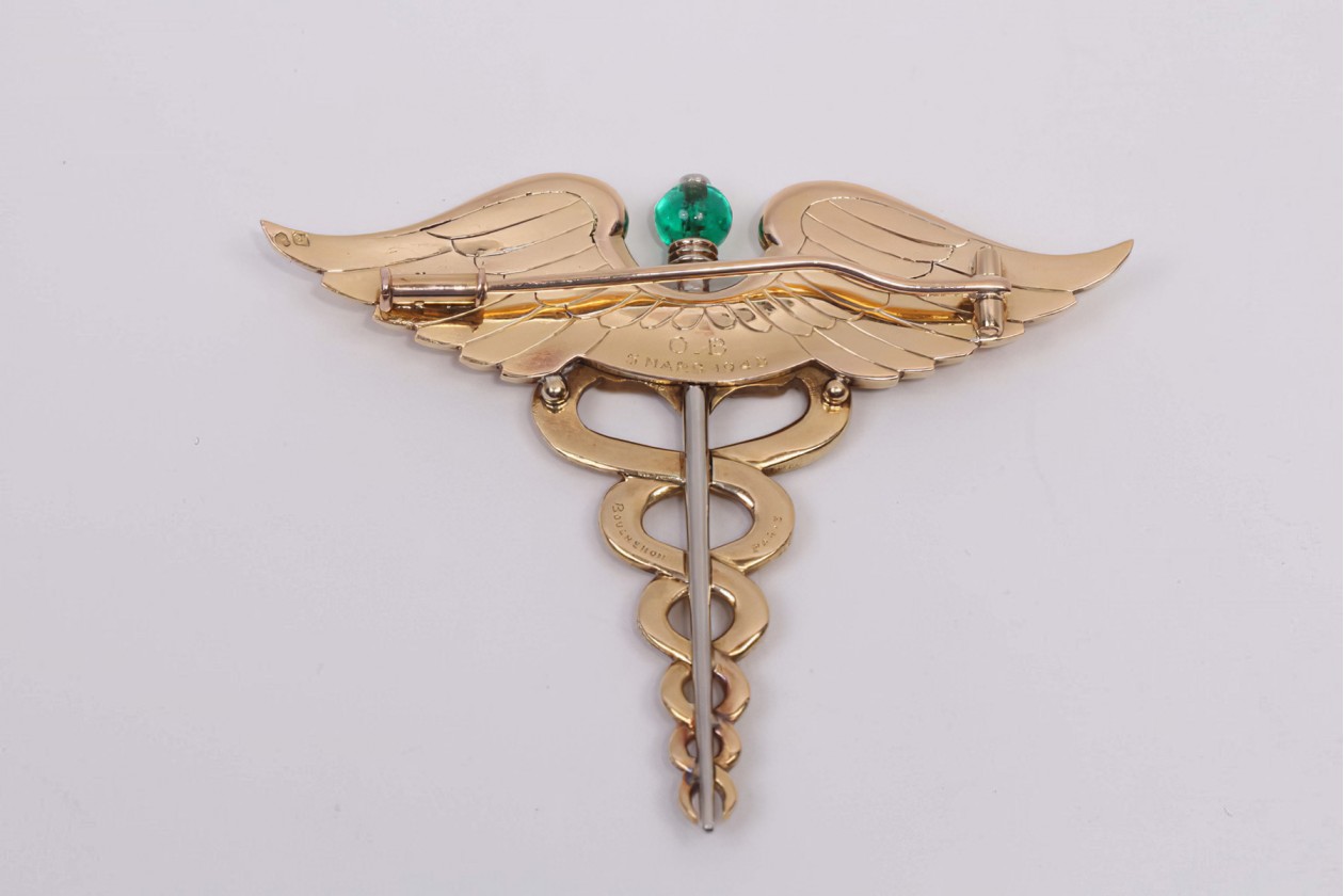 Broche "Caducée" | Hervé CHASSAING